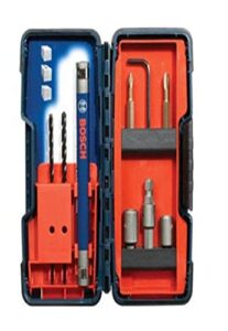 bosch tc900 9-piece flat shank drill bit set , black