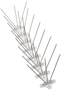 bird b gone stainless steel bird spikes - 6 ft box