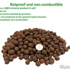 Viagrow VS10 Viastone Expanded Clay Pebbles, 10-Liter Rocks, Premium Growing