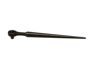 1/2" drive construction ratchet spud handle black - 15"