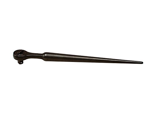 1/2" Drive Construction Ratchet Spud Handle Black - 15"