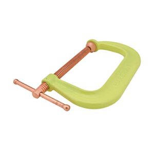 wilton tools spark-duty 403cs hi-vis c-clamp, 3" jaw opening, 2-3/8" throat (20481)