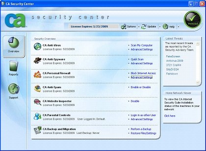 CA Internet Security Suite Plus 2009 - 10 User