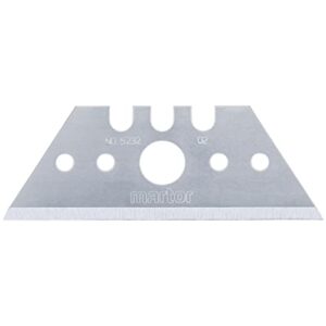 martor 5232.70 trapezoid replacement blade for mizar/profia - silver (10-piece)