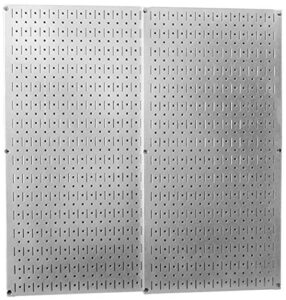 wall control 30-p-3232gv galvanized steel pegboard pack