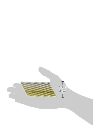 BOSTITCH Framing Nails, 28 Degree, Wire Weld, Galvanized, Ring Shank, 2-Inch x .113-Inch, 2000-Pack (S6DR113GAL-FH)