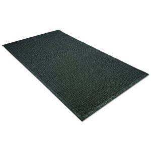 Guardian EcoGuard Indoor Wiper Floor Mat, Recycled Plastic and Rubber, 3' x 5', Charcoal