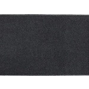 Guardian EcoGuard Indoor Wiper Floor Mat, Recycled Plastic and Rubber, 3' x 5', Charcoal