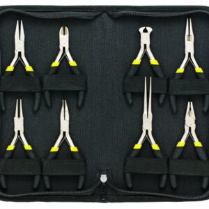 General Tools 8-Piece Mini Plier Set #938 With Zipper Case