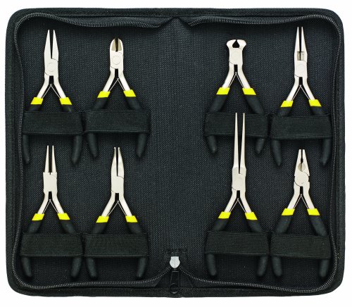 General Tools 8-Piece Mini Plier Set #938 With Zipper Case