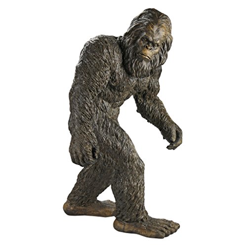 Design Toscano Yeti the Bigfoot Indoor/Outdoor Garden Statue Cryptid Sculpture, Large, 19 Inches Wide, 19 Inches Deep, 28 Inches High, Handcast Polyresin, Full Color Finish