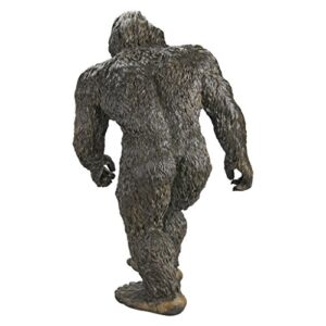 Design Toscano Yeti the Bigfoot Indoor/Outdoor Garden Statue Cryptid Sculpture, Large, 19 Inches Wide, 19 Inches Deep, 28 Inches High, Handcast Polyresin, Full Color Finish