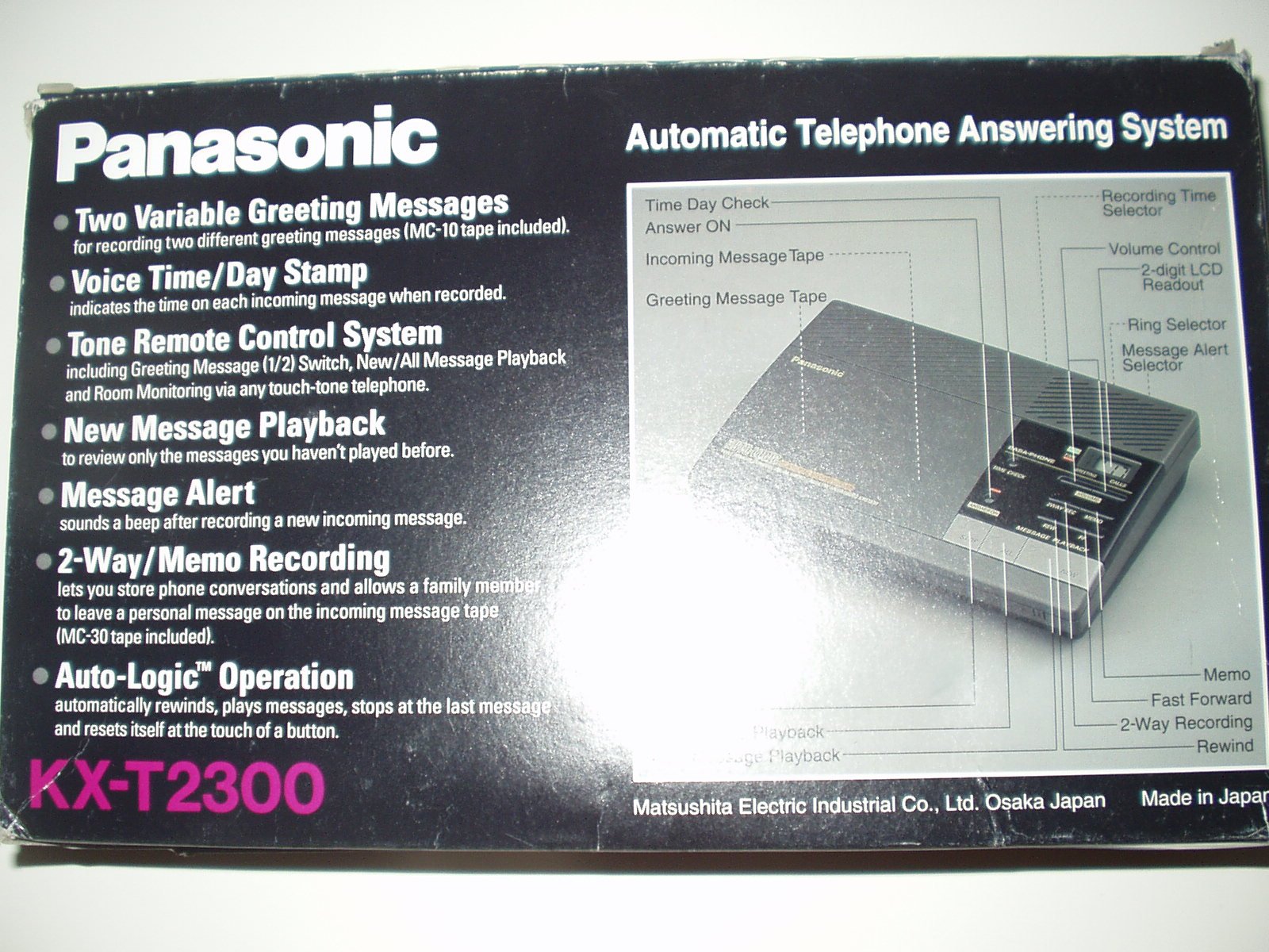 Panasonic KX-T2300 Automatic Telephone Answering System