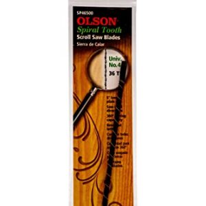 Olson Saw SP46500 Spiral Scroll Saw Blade, Silver