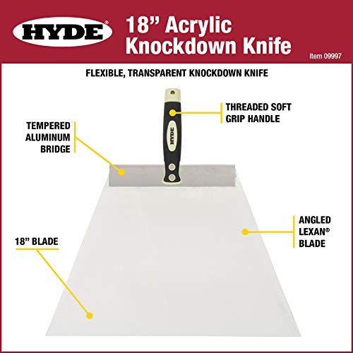 HYDE 09997 Acrylic Knockdown Knife, 18-inch