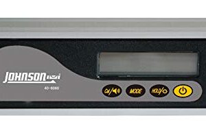 Johnson Level & Tool 40-6060 Magnetic Digital Level, 6", Black, 1 Level