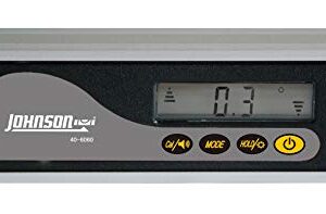 Johnson Level & Tool 40-6060 Magnetic Digital Level, 6", Black, 1 Level