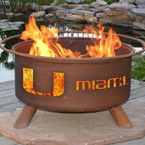 Patina Products F225, 30 Inch University of Miami Fire Pit