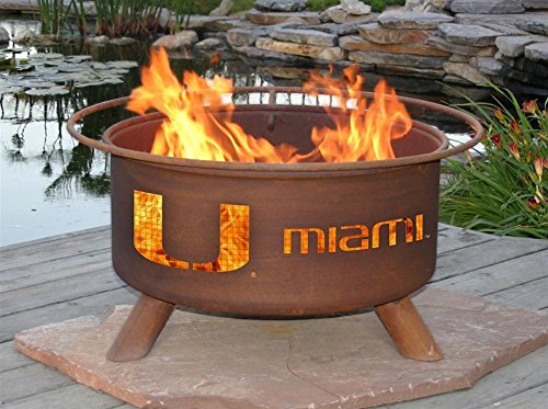 Patina Products F225, 30 Inch University of Miami Fire Pit