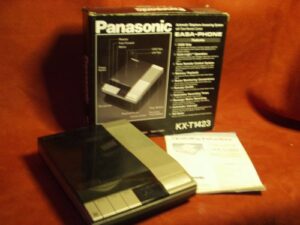 panasonic kx-t1423 dual tape answering machine easa-phone auto-logic