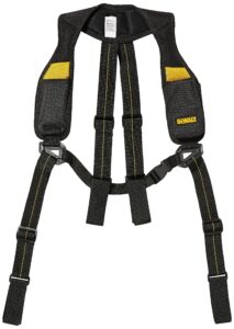 dewalt dg5132 durable tool apron, padded shoulders black