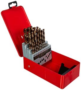 ruko 215215 hsse-co 5 twist drill set, din 338, 25 pieces