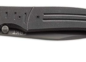 CRKT Ignitor T EDC Folding Pocket Knife: Assisted Opening Everyday Carry, Satin Blade, Thumb Stud, Liner Lock, G10 Handle, Pocket Clip 6860