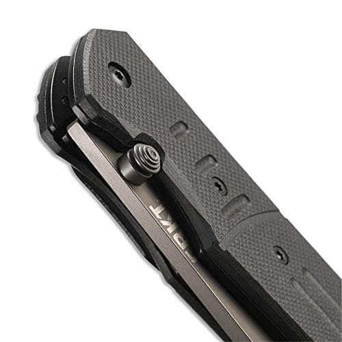 CRKT Ignitor T EDC Folding Pocket Knife: Assisted Opening Everyday Carry, Satin Blade, Thumb Stud, Liner Lock, G10 Handle, Pocket Clip 6860