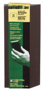 3m 910psa-12-cc sanding sponge extra large area, single angle, 2-7/8 in x 8 in, fine