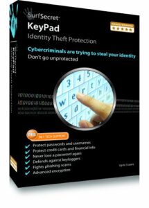 surfsecret keypad identity theft protection