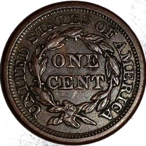 1839-1857 Braided Hair Large Cent by US Mint