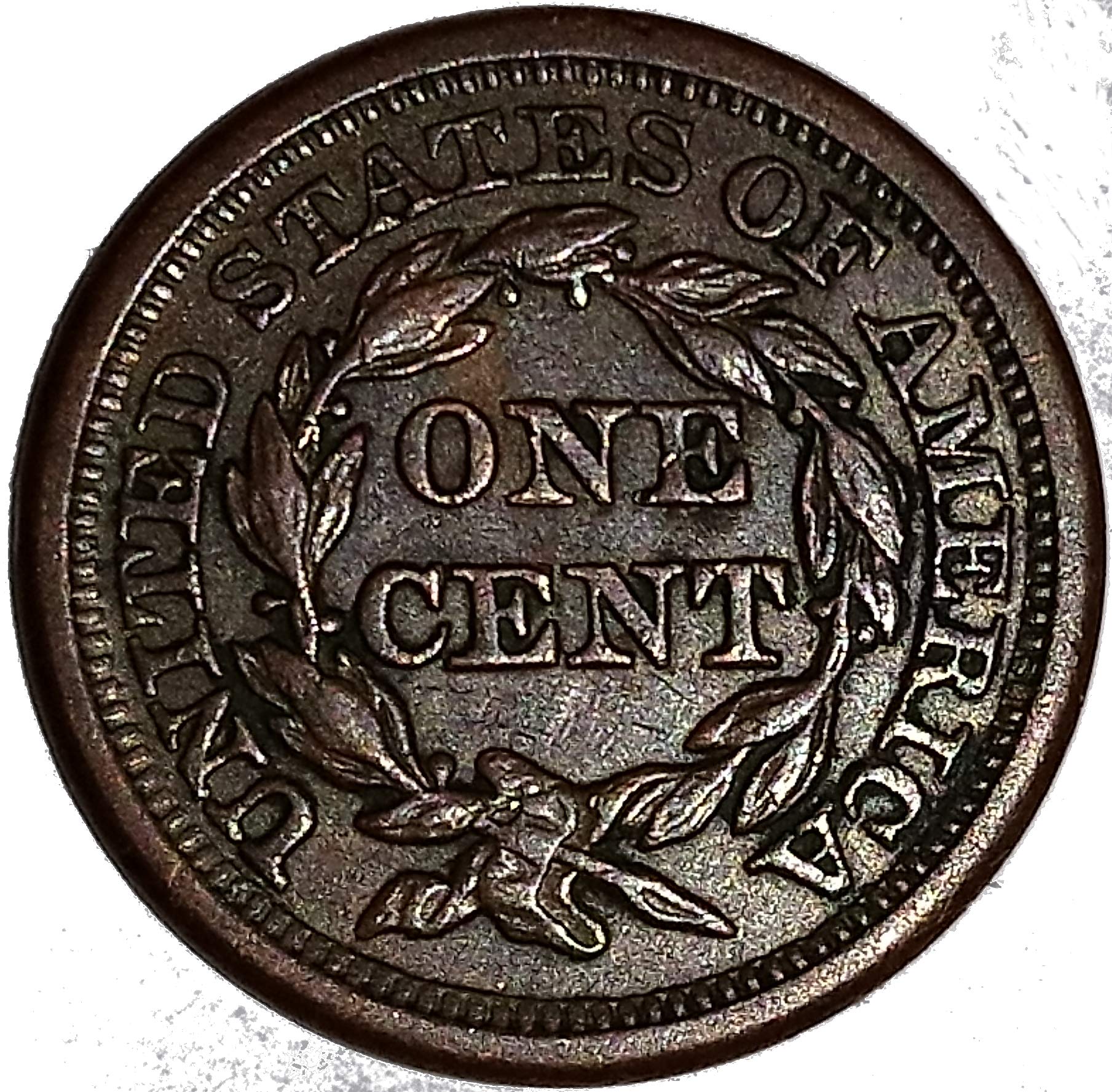 1839-1857 Braided Hair Large Cent by US Mint