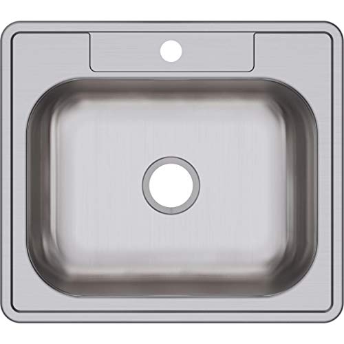 Dayton D125221 Single Bowl Drop-in Stainless Steel Sink 25 x 22 x 6.5625"