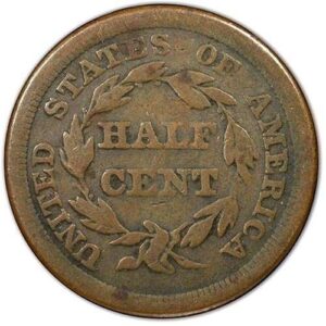 1793-1857 US Half Cent