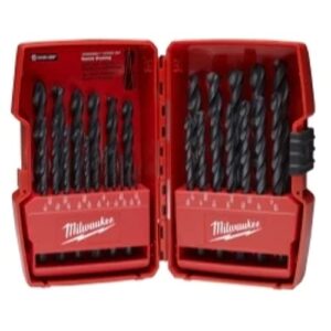 drill bit set, black oxide, 29 pcs.