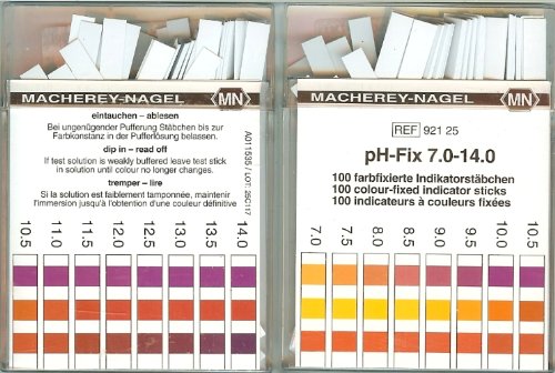 7.0-14.0 pH indicator strips 100/box