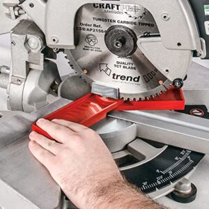 Trend Anglefix Miter Guide for Quick & Accurate Mitersaw Angle Setup, Red, ANGLEFIX