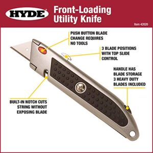 HYDE 42020 Front-Loading Top Slide Utility Knife