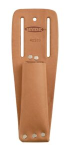 hyde 42520 heavy duty leather utility knife pouch