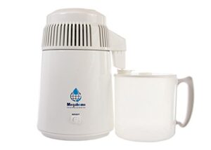 megahome water distiller, white enamel, bpa-free plastic collection