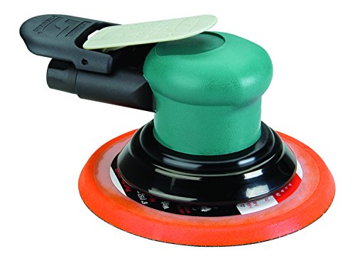 Dynabrade (59025) Dynorbital-Spirit 6" (152 mm) Diameter Random Orbital Sander, Non-Vacuum | Proportionate 3/16" (5 mm) Diameter Orbit | 12000 RPM Pneumatic Motor