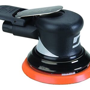 Dynabrade (56815) Dynorbital Supreme 5" (127 mm) Diameter Random Orbital Sander, Non-Vacuum | Proportionate 3/16" (5 mm) Diameter Orbit | 12000 RPM Pneumatic Motor