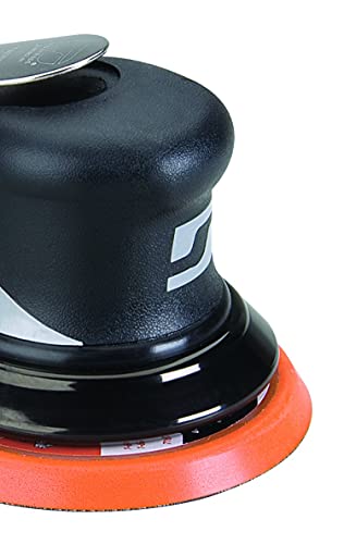 Dynabrade (56815) Dynorbital Supreme 5" (127 mm) Diameter Random Orbital Sander, Non-Vacuum | Proportionate 3/16" (5 mm) Diameter Orbit | 12000 RPM Pneumatic Motor