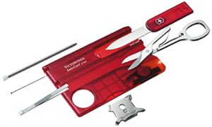 victorinox swisscard lite 13 function multitool, ruby