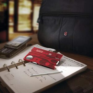 Victorinox SwissCard Lite 13 Function Multitool, Ruby