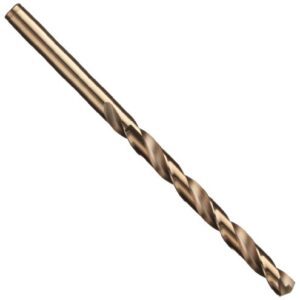 Precision Twist R18CO Cobalt Steel Jobber Drill Bit, Bronze Oxide Finish, Round Shank, Spiral Flute, 135 Degree Point Angle, 54 (Pack of 12)