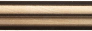 Precision Twist R18CO Cobalt Steel Jobber Drill Bit, Bronze Oxide Finish, Round Shank, Spiral Flute, 135 Degree Point Angle, 54 (Pack of 12)