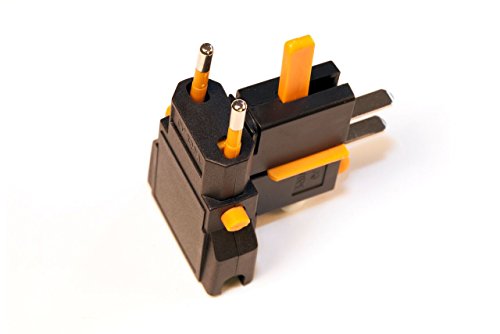 Kikkerland UL03-A Universal Travel Adapter, Black