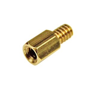 startech.com 6-32 brass motherboard standoffs for atx computer case - 15 pack (standoff632)