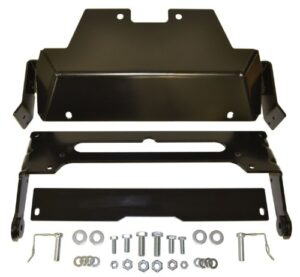 warn 79700 provantage side x side plow mount kit, black